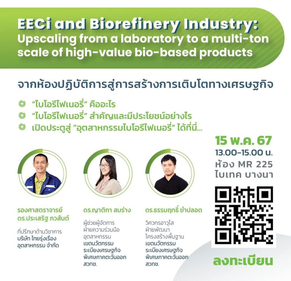 EECi and Biorefinery Industry: Upscaling from a laboratory to a multi-ton scale of high-value ...